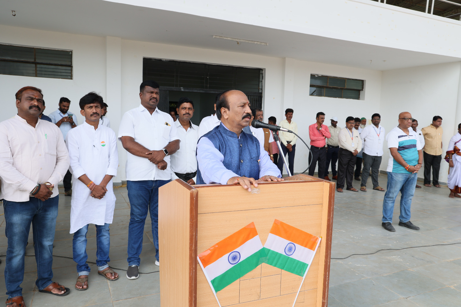 Celebrated 77th Independence Day at NET Sports Stadium - Navodaya ...