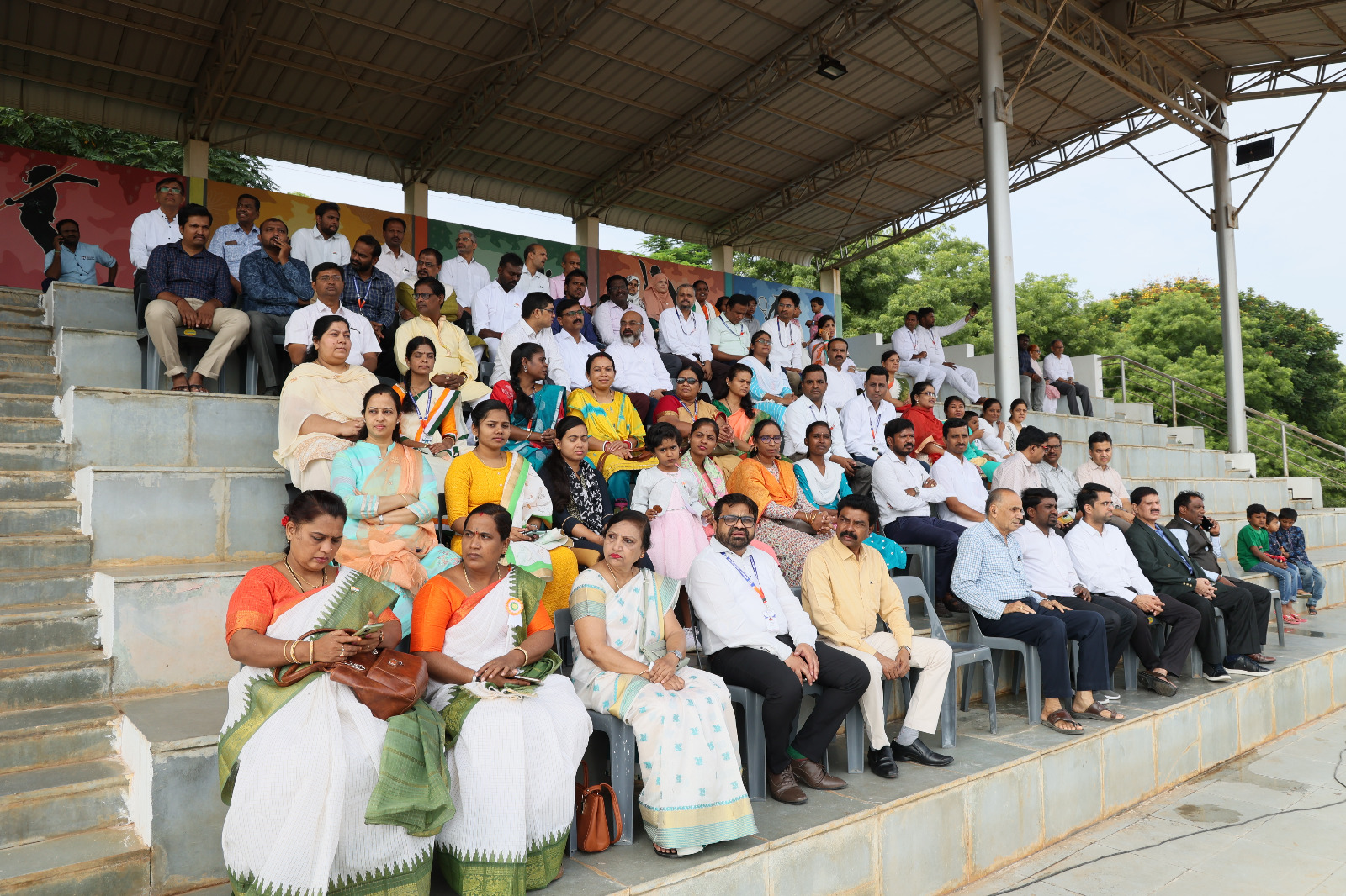 Celebrated 77th Independence Day at NET Sports Stadium - Navodaya ...