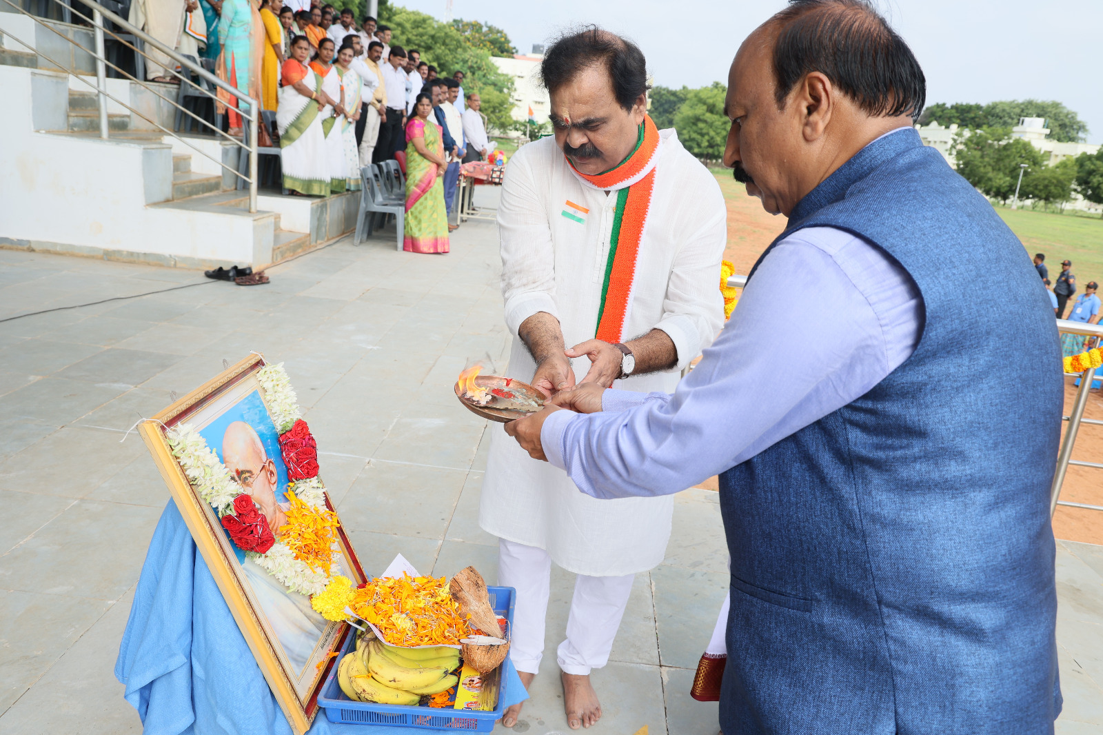 Celebrated 77th Independence Day at NET Sports Stadium - Navodaya ...